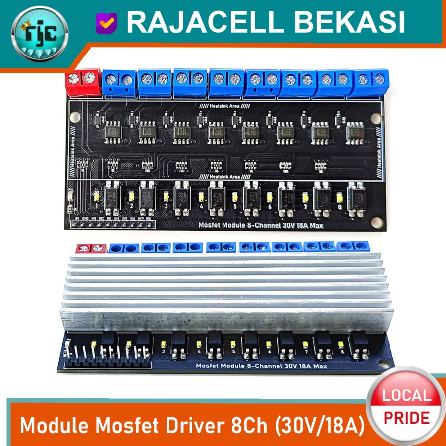 Jual Module Driver Mosfet 8-Channel 30V 18A RENESAS HAT2195R 8Ch MOS DC ...
