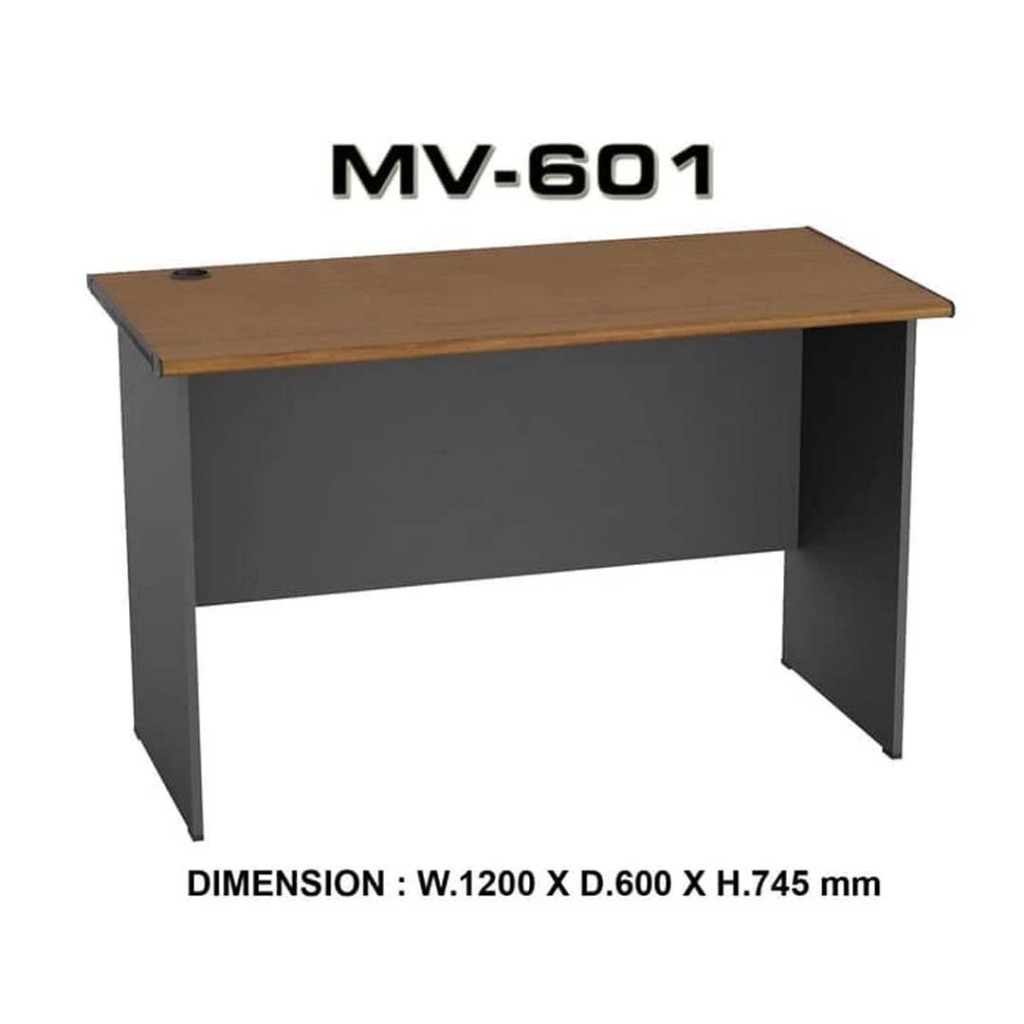 Jual Meja kantor Meja belajar Meja VIP MV 601 Tanpa Laci, Tanpa air ...