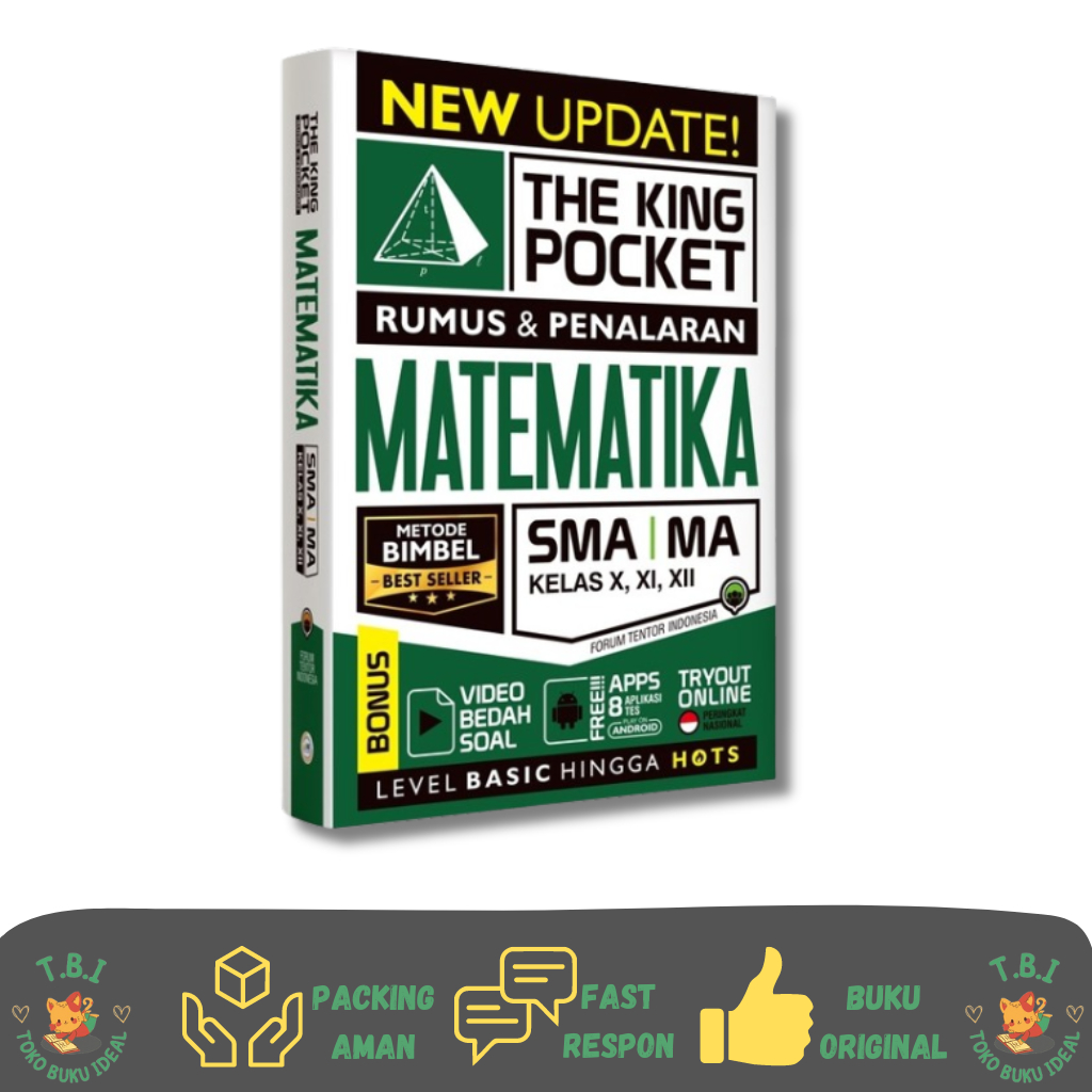 Jual NEW UPDATE THE KING POCKET RUMUS & PENALARAN MATEMATIKA SMA/MA X ...