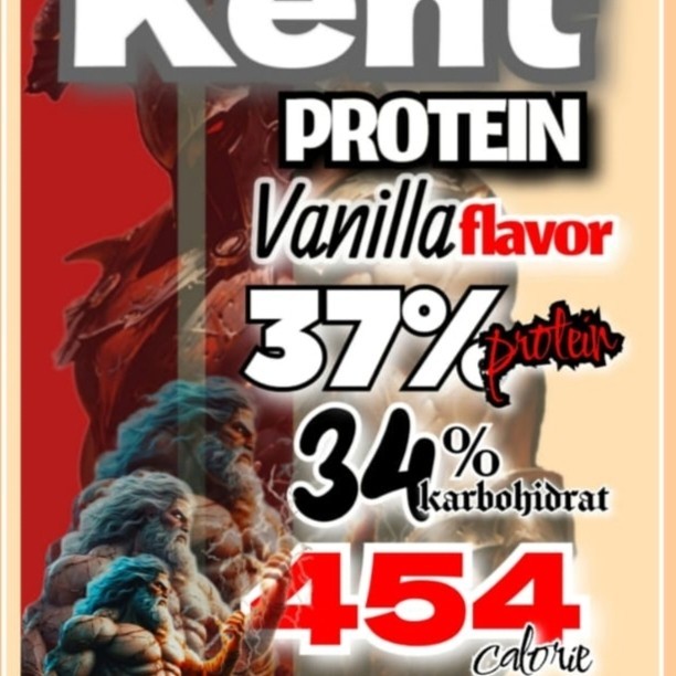 Jual KENT PROTEIN VANILA 1000GR 37% PROTEIN SUSU PROTEIN WHEY FITNES ...