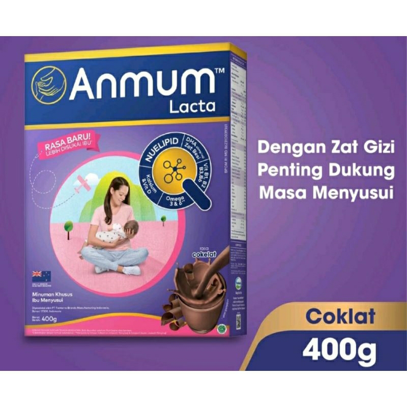 Jual Anmum Lacta Coklat 400gr | Shopee Indonesia