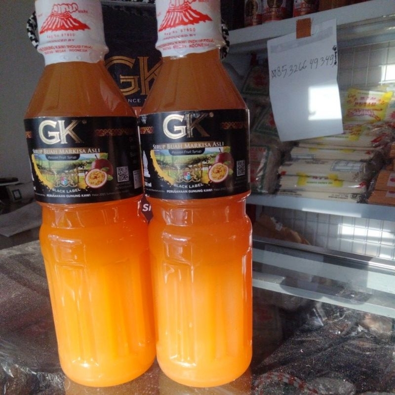 Jual Sirup Markisa GK (Gunung Kawi) 500ml | Shopee Indonesia
