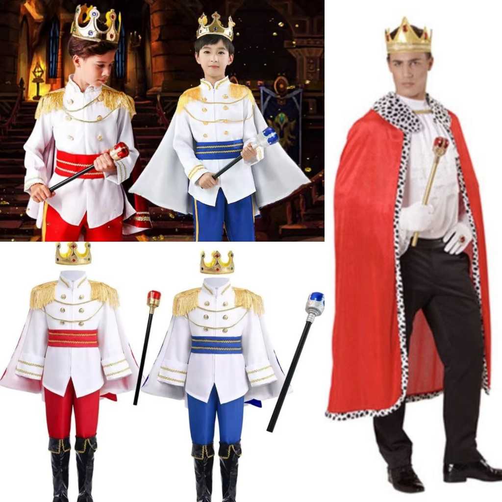 Jual Kostum raja ANAK DEWASA import Merah kostum king prince pangeran ...