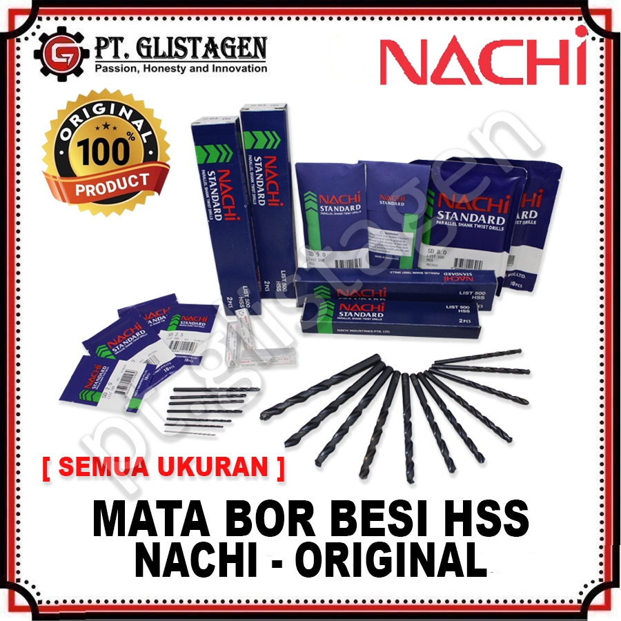 Jual NACHI Mata Bor Besi HSS ORIGINAL ( Semua Ukuran ) 10mm - 17.5mm | Shopee Indonesia