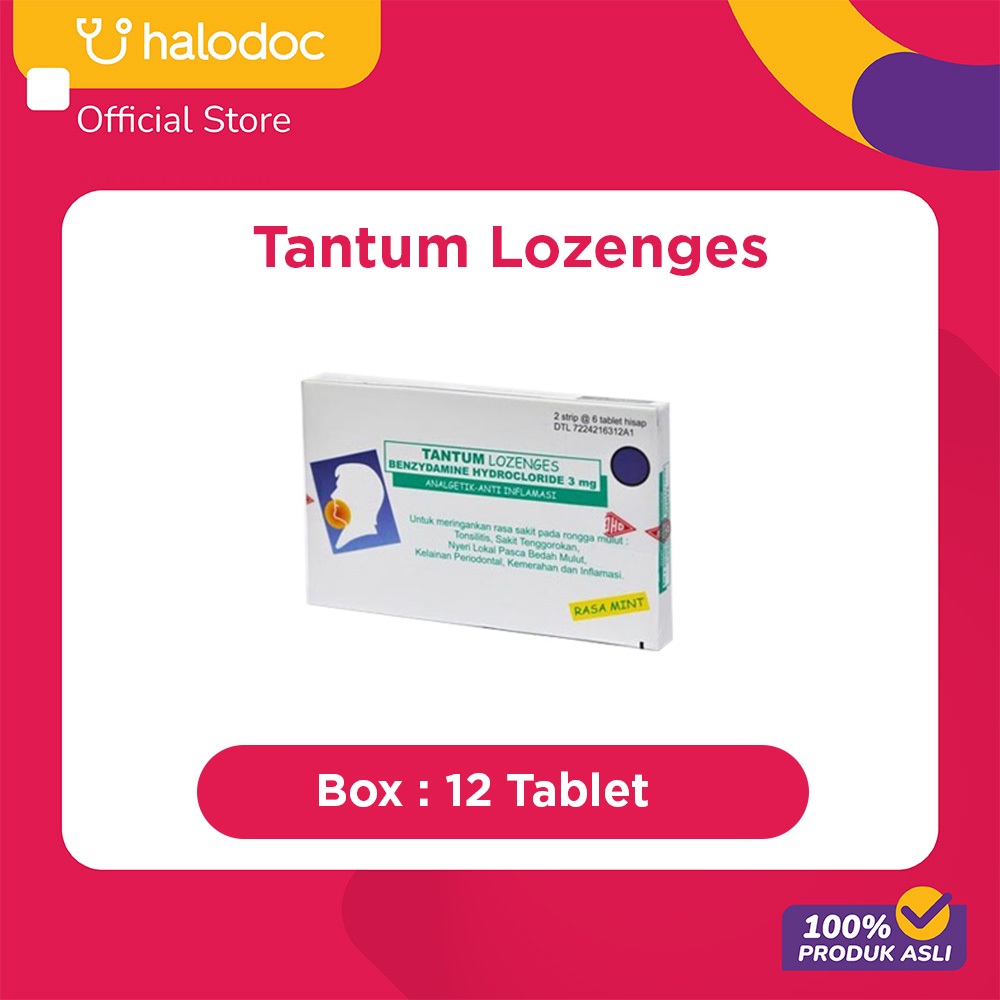 Jual Tantum Lozenges 12 Tablet | Shopee Indonesia