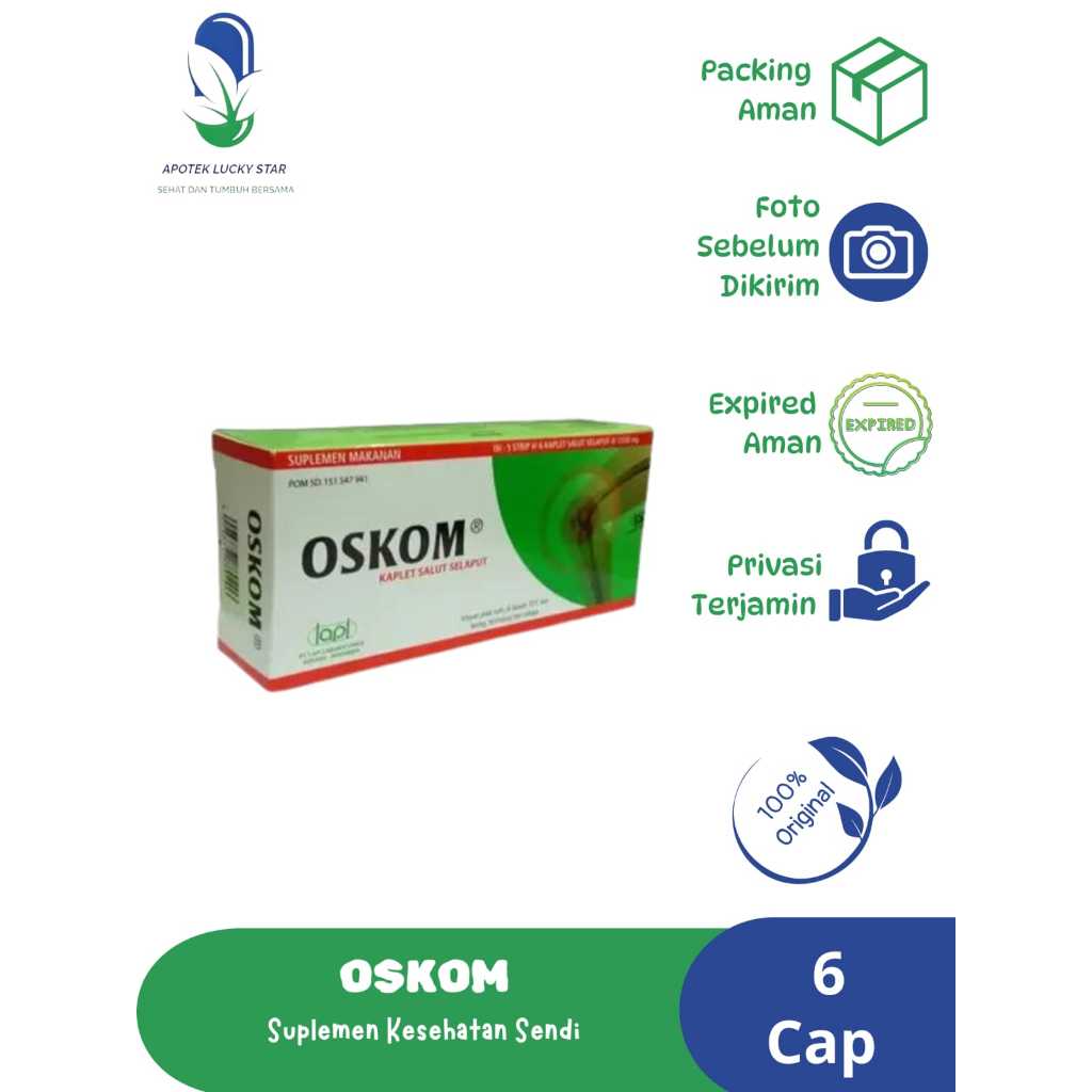 Jual Oskom-Suplemen Kesehatan Sendi dan Osteoarthritis STRIP | Shopee ...