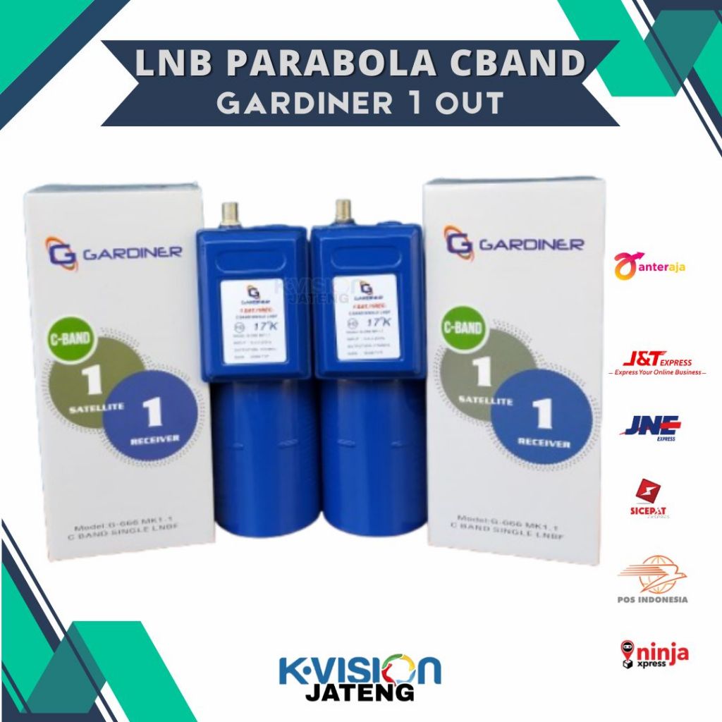 Jual LNB PARABOLA CBAND / PARABOLA JARING 1 OUT GARDINER | Shopee Indonesia