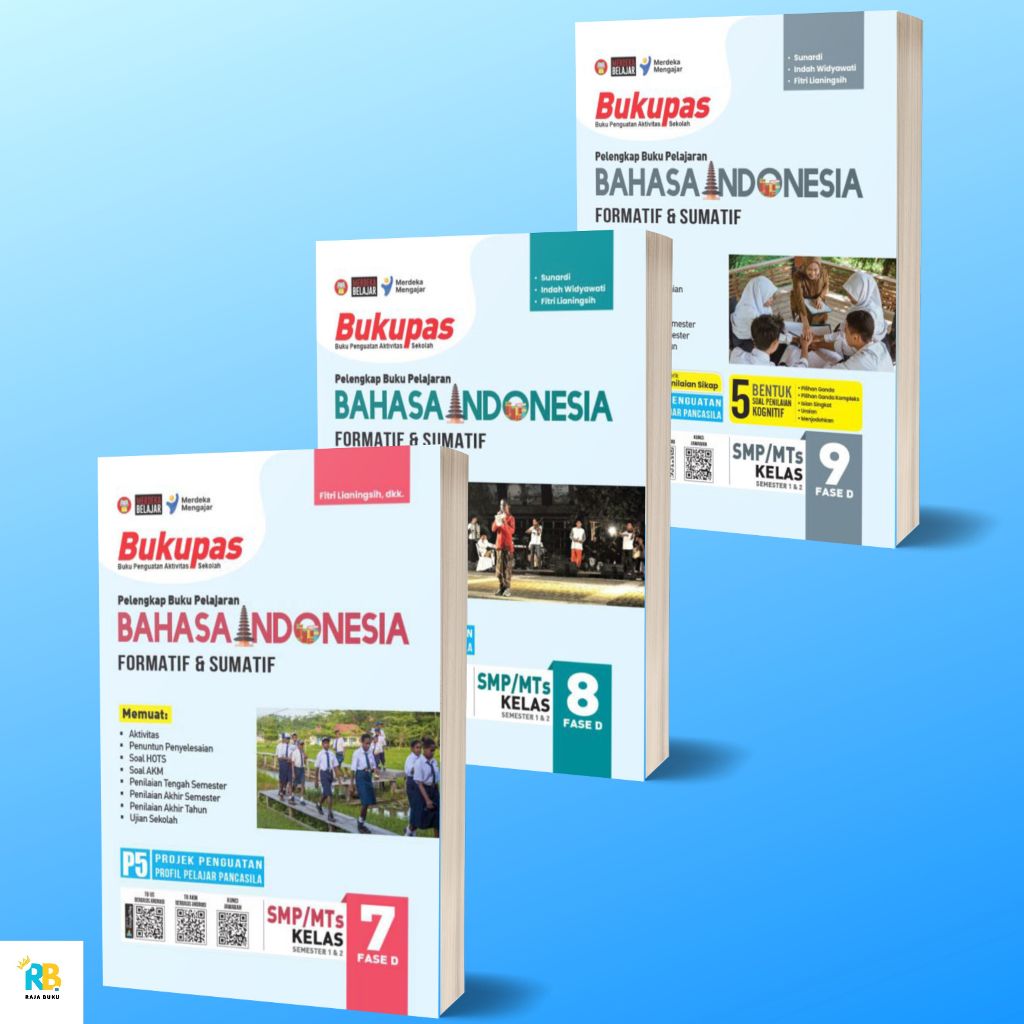 Jual Bukupas Bahasa Indonesia SMP/MTs Kelas 7/8/9 Ringkasan Materi dan Latihan Soal Kurikulum ...