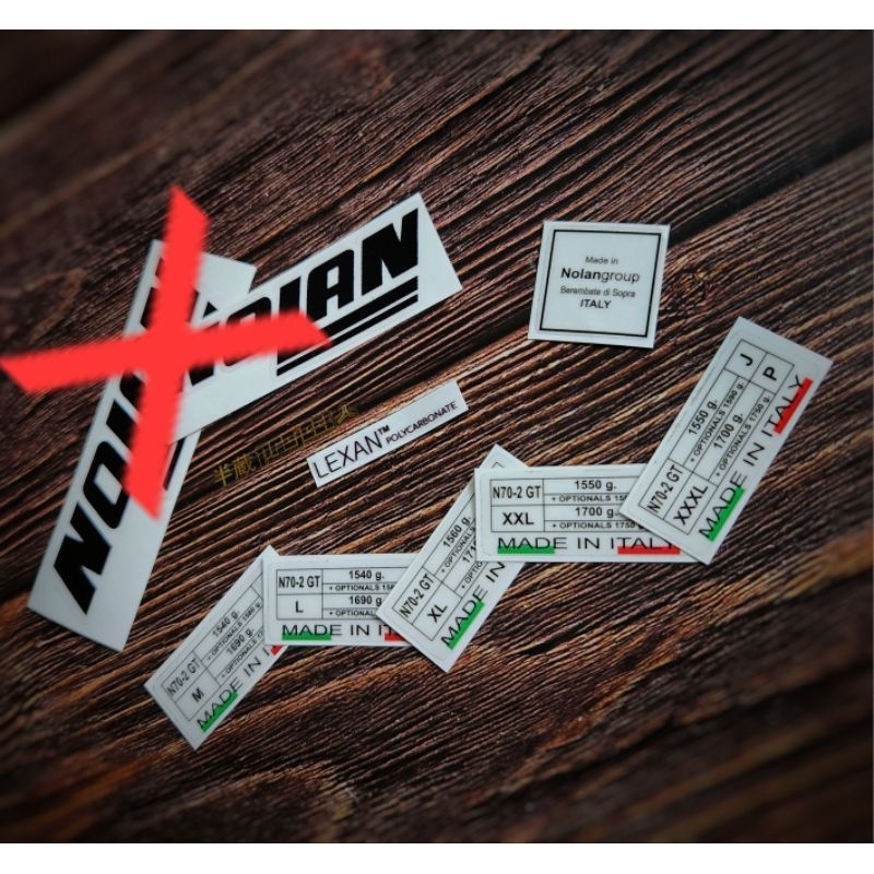 Jual Sticker kelengkapan Nolan N70-2GT | Shopee Indonesia