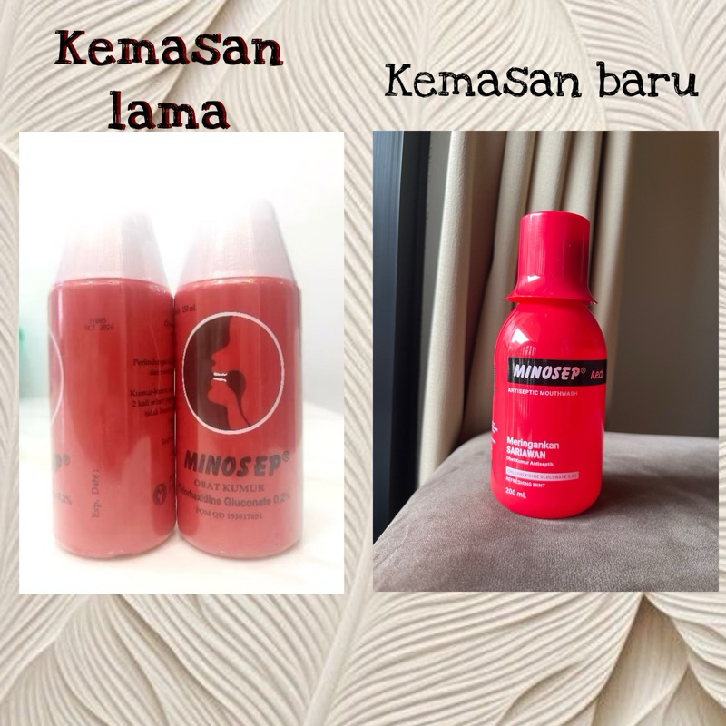 Jual Minosep merah 0,2% 150 ml dan 200 ml kemasan baru exp.Nov 2027 ...
