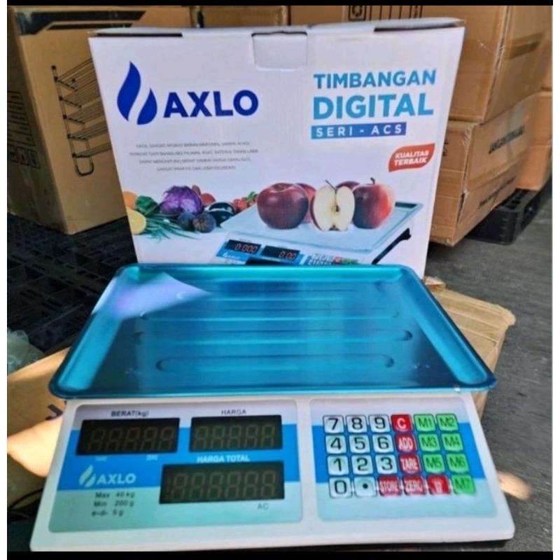 Jual TIMBANGAN DIGITAL TIMBANGAN BUAH SAYUR DAGING Doubel Display ...