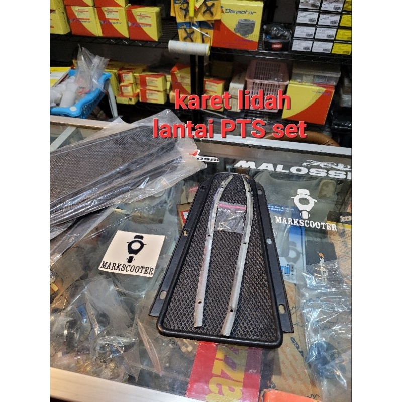 Jual karet karpet lidah lantai vespa pts set lis | Shopee Indonesia