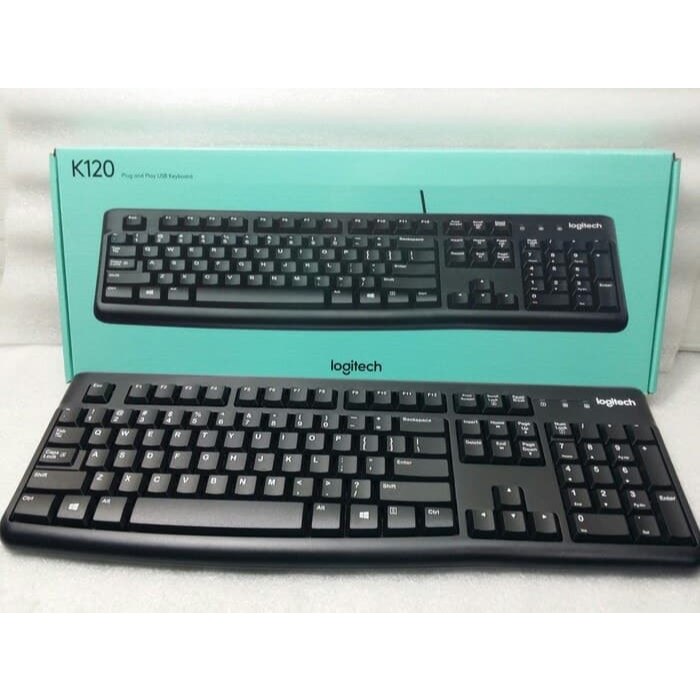 Jual KEYBOARD USB LOGITECH K120 / K 120 ORIGINAL 100% Garansi Resmi 1 Tahun | Shopee Indonesia