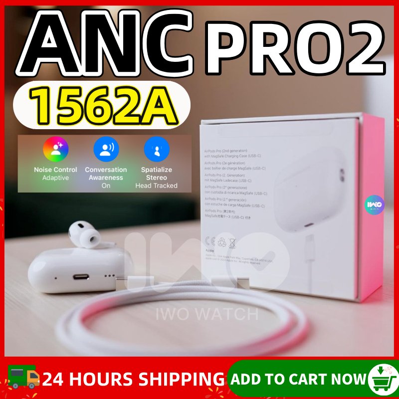 Jual Pro 2 Chip airoha 1562a ANC TWS (USB-C) Peredam Kebisingan Ubah ...
