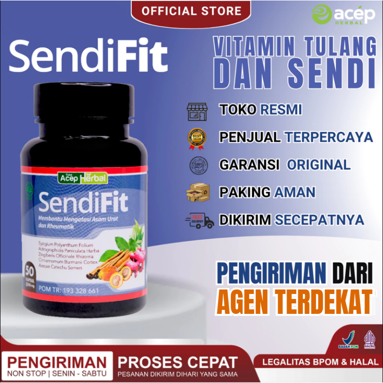 Jual Vitamin Tulang dan Sendi Dewasa Sendifit Obat Asam Urat Rematik ...