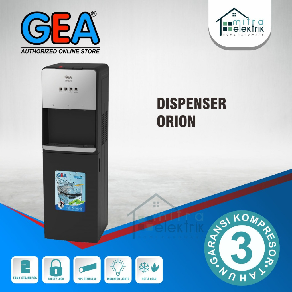 Jual Dispenser GEA Orion Kompresor Galon Bawah | Shopee Indonesia
