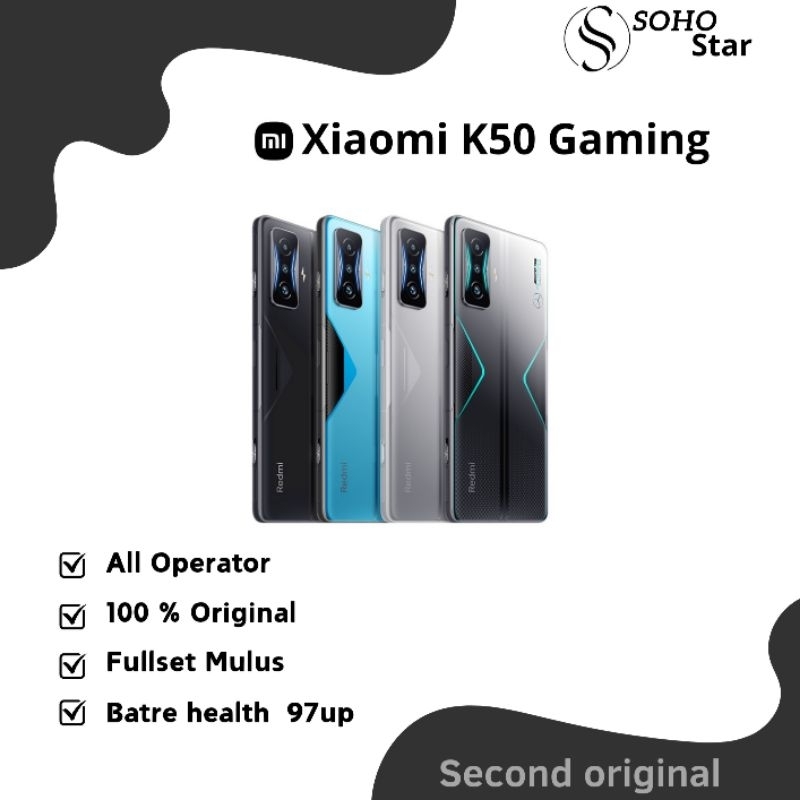 Jual Xiaomi Redmi K50 Gaming/12+256GB/Garansi Sinyal Permanen/Original ...