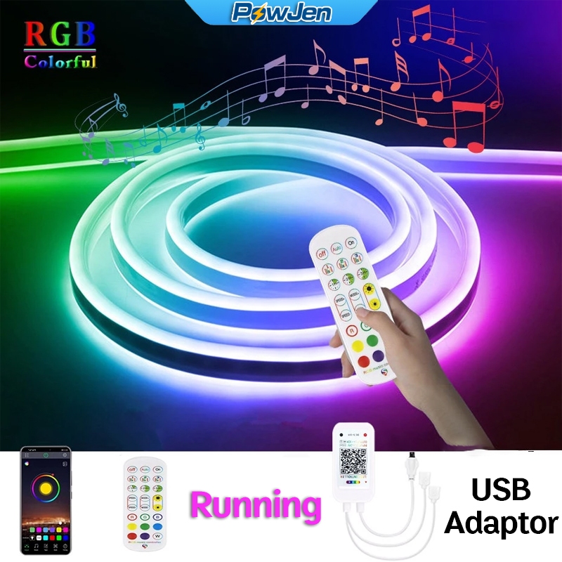 Jual 16 Juta Rgb Lampu Led Neon Flex Selang Running Strip Sign Led 5 ...