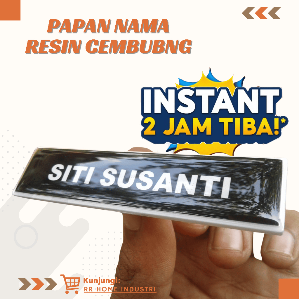 Jual PAPAN NAMA DADA CEMBUNG RESIN - NAME TAG EXPRESS LANGSUNG JADI ...