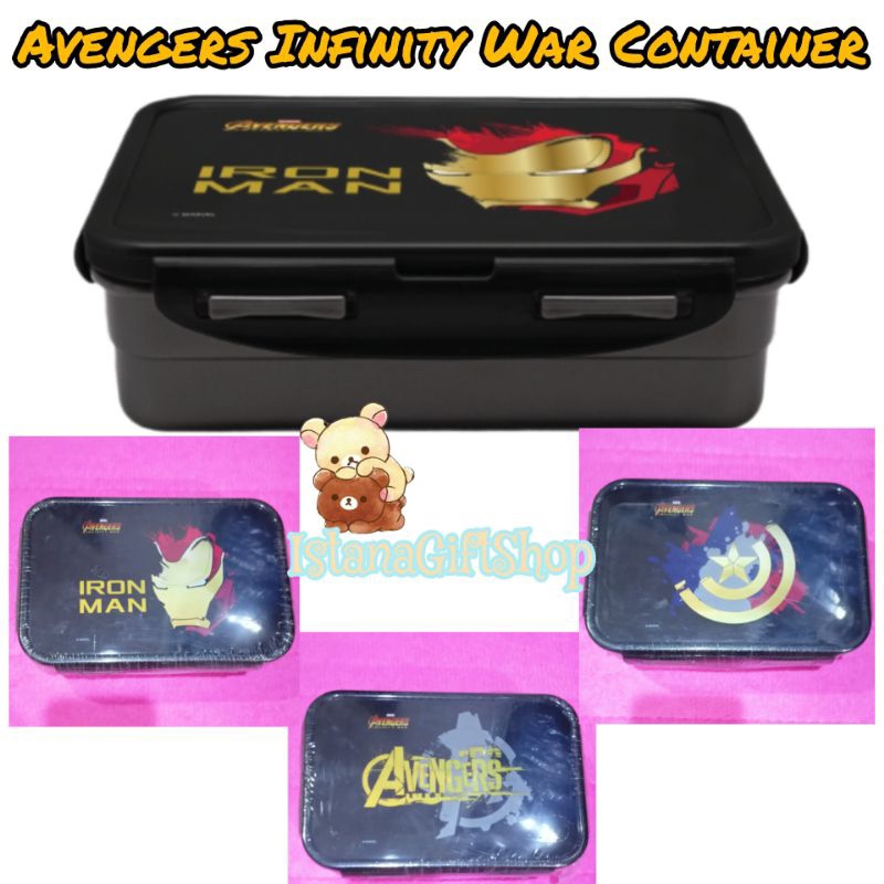 Jual Avengers Infinity War Container kotak makan anak tempat makan ...