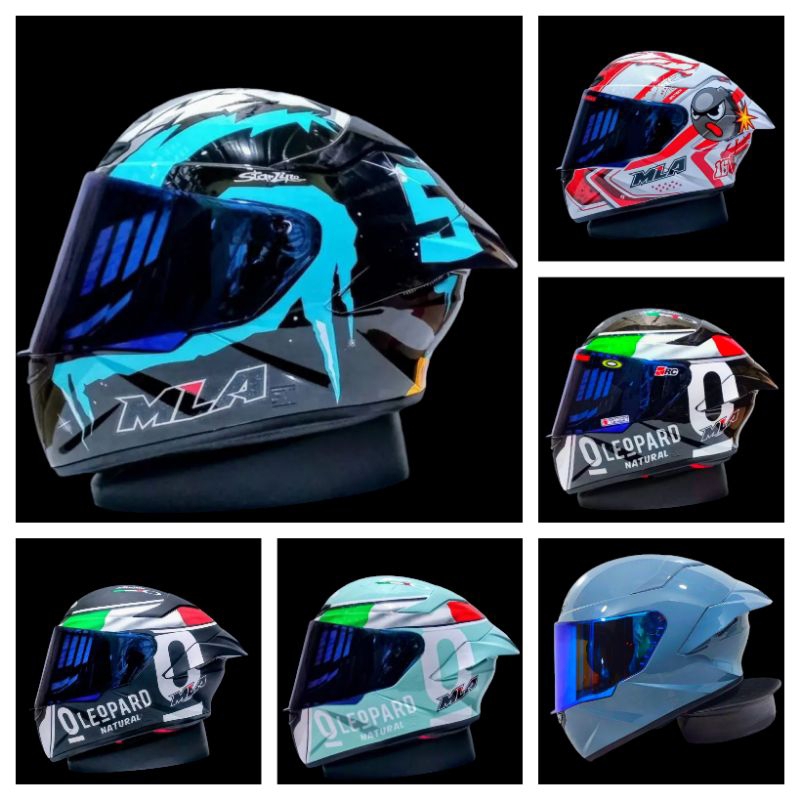 Jual helm mla ttc CRYPTON ORIGINAL FULL FACE BLACK DOFF helem mla ...