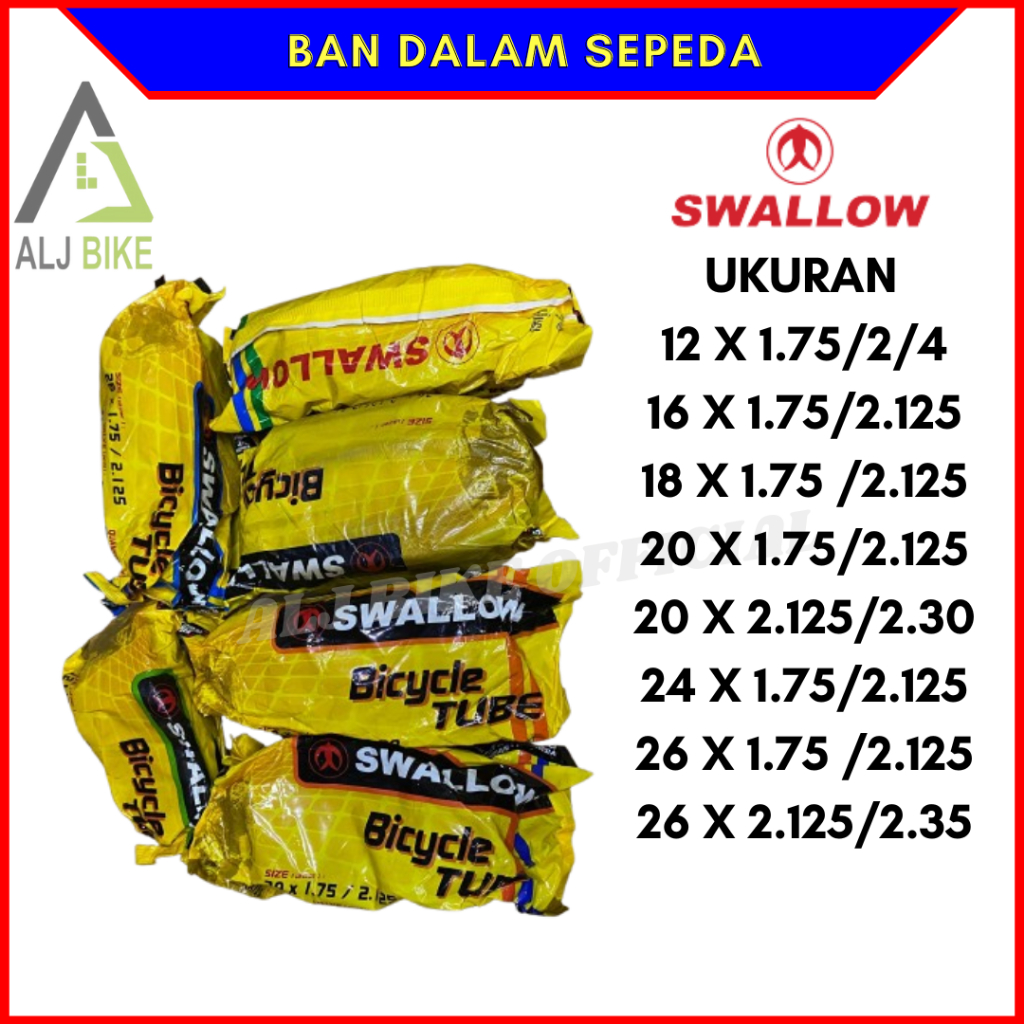 Jual SWALLOW Ban Dalam Sepeda Anak Dewasa Ukuran 12 16 18 20 24 26 Inch | Shopee Indonesia