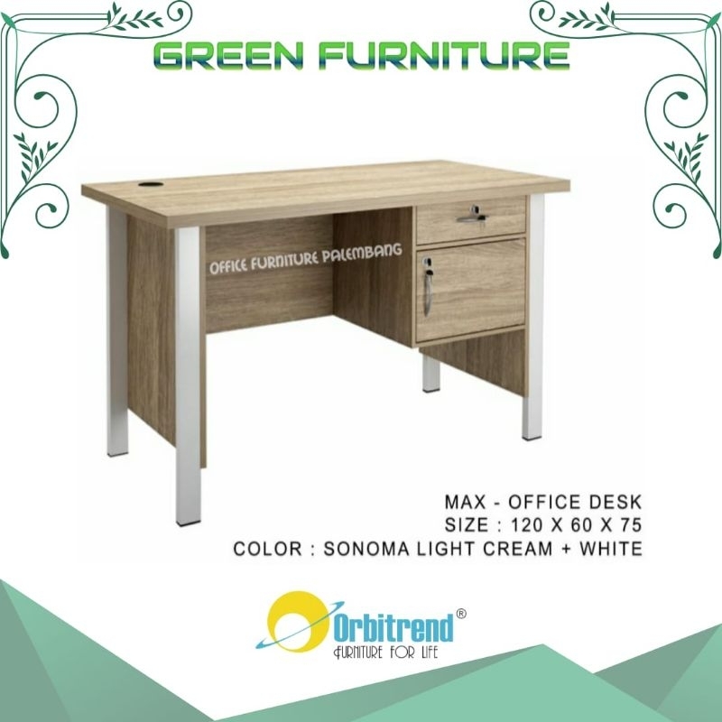 Jual meja kerja orbitrend MAX meja kantor meja tulis kaki besi | Shopee ...