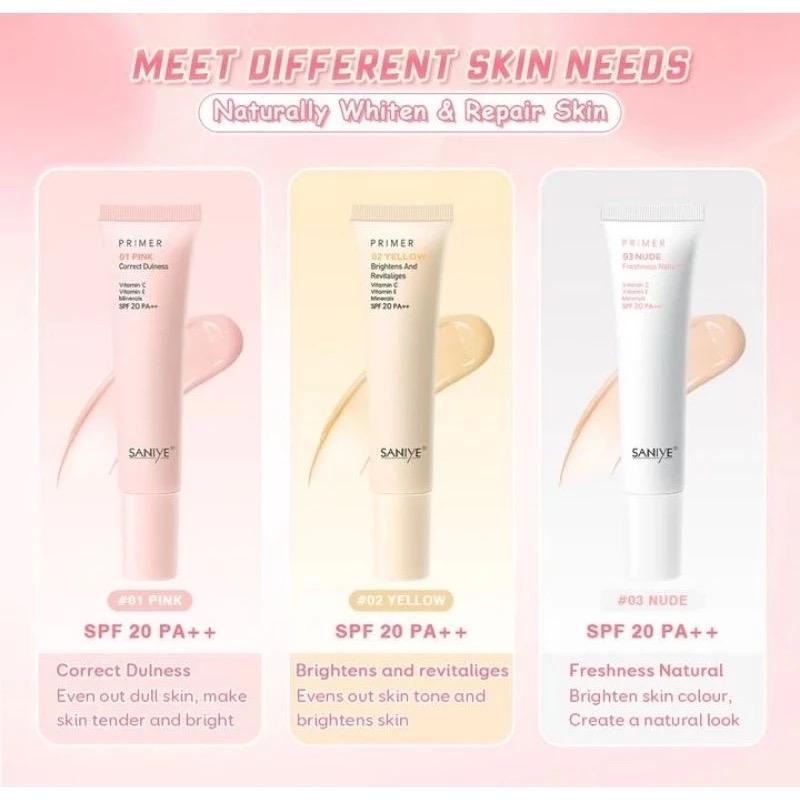 Jual Saniye Moisture primer SPF 20 PA +++ tersedia 3 variasi alas bedak ...