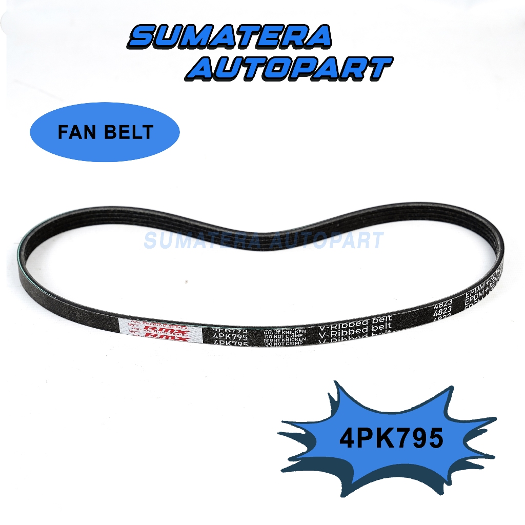 Jual 4PK-795 Fanbelt fan belt tali kipas kompresor ac Honda civic genio ...