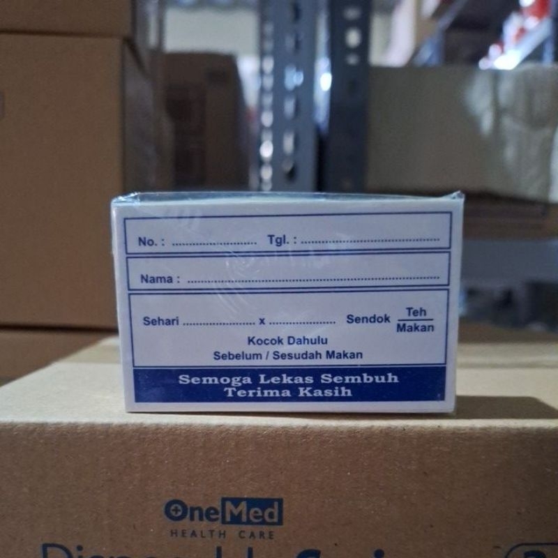 Jual Etiket Label Syrup Stiker Sediaan Obat Syrup | Shopee Indonesia