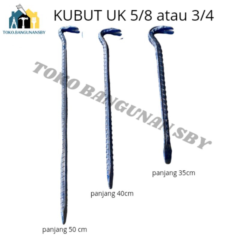Jual KUBUT ULIR BESI/LINGGIS/KUBUT 5/8 ATAU 3/4 | Shopee Indonesia