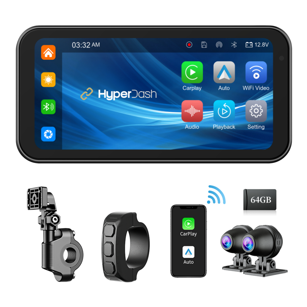 Jual HyperDash Dashcam Motorcycle Smart Screen Tpms | Camera Motor ...
