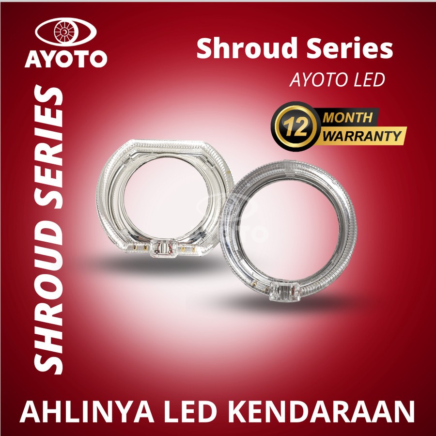 Jual AYOTO || SHROUD MODEL BMW & BULAT ANGEL EYES KRISTAL 2.5 INCH & 3 ...