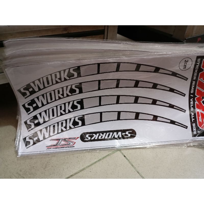 Jual stiker sepeda variasi tulisan (s-works) | Shopee Indonesia