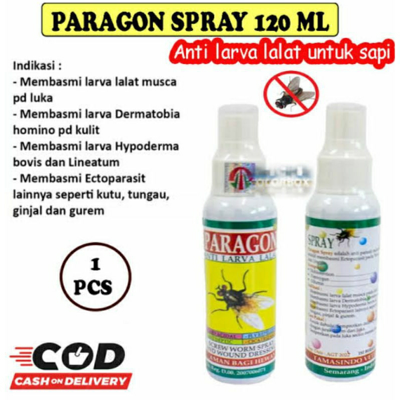 Jual PARAGON/KULADEX SPRAY OBAT LUKA HEWAN ANTI LALAT/LARVA | Shopee ...