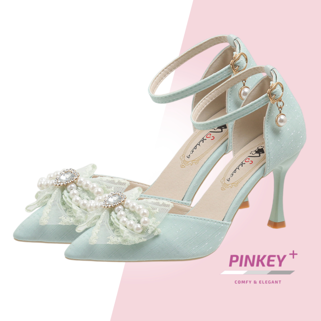 Jual PINKEY P326 Sepatu Hak Tinggi Wanita Pointed Toe Pump Stiletto ...