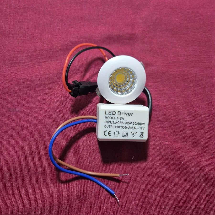 Jual Lampu Downlight Panel LED IB/InBow Mini 1W Body Putih Yamasaki | Shopee Indonesia