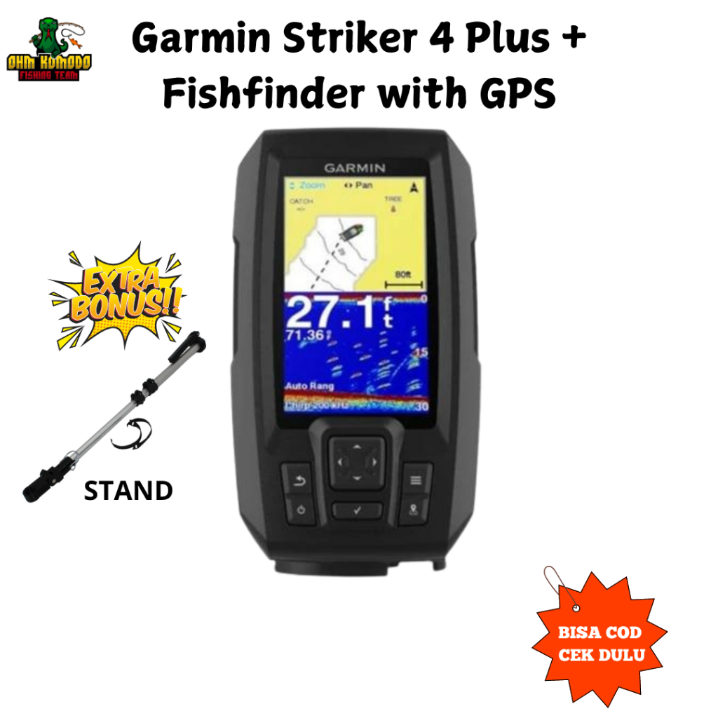 Jual Garmin Striker 4 Plus + Fishfinder with GPS | Shopee Indonesia
