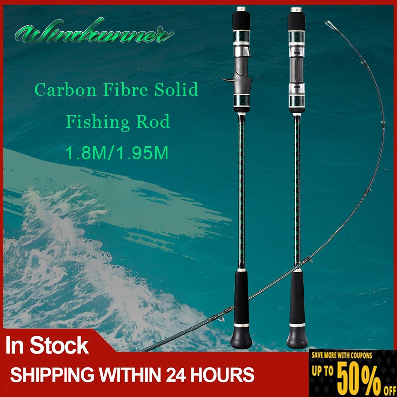 Jual Jigging Rod Ujung Padat Karbon pancing laut Joran Pancing 180CM ...