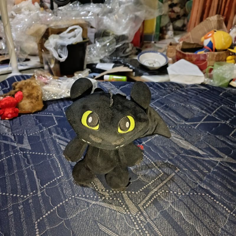 Jual Boneka Naga Toothless How to Train Your Dragon no brand plush 25cm ...