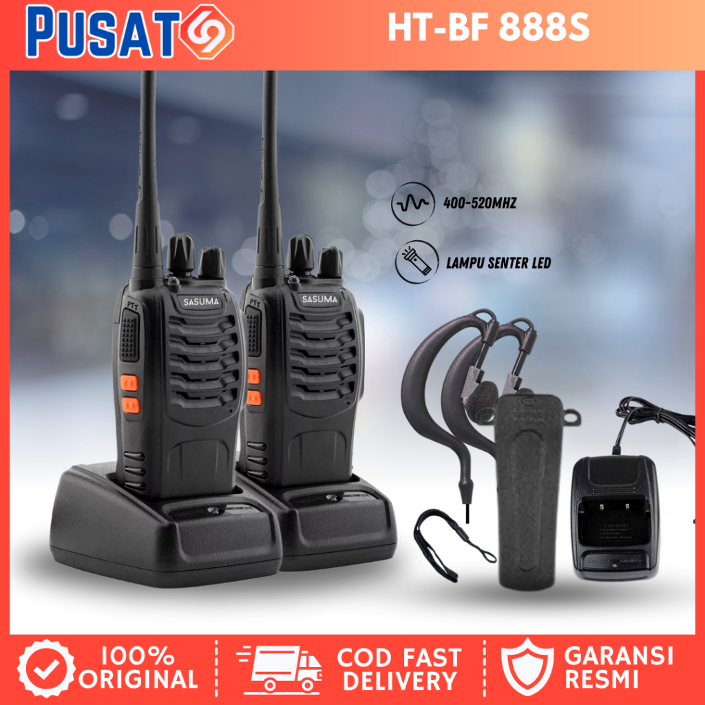 Jual HT BF 888S / Handy Talky Radio HT/ Handy Talky Satu Pasang ...