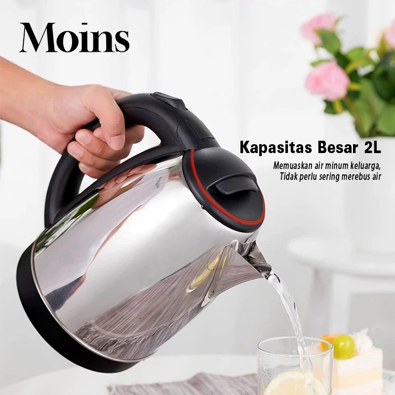 Jual Teko Listrik Stainless Steel 2.0L Electric Kettle Pemanas Air ...