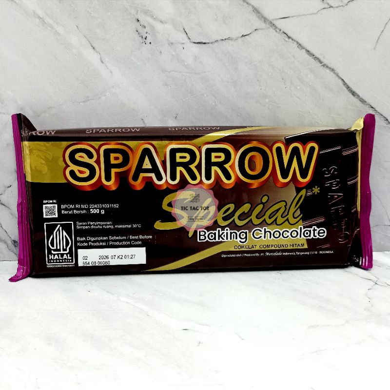 Jual coklat sparrow / sparrow baking coklat / coklat batang sparrow ...