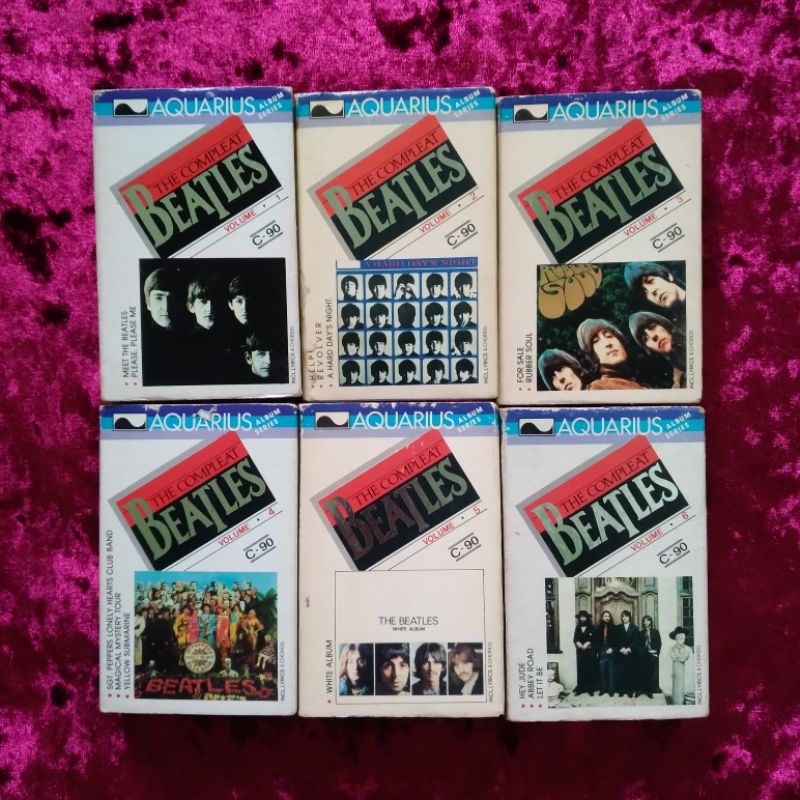 Jual Kaset The Beatles - The Compleat Vol. 1-6 (Paket 6 Kaset) | Shopee Indonesia