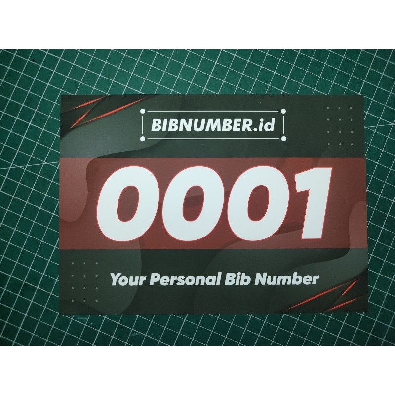 Jual Bib Number Lari / Nomor dada / Nomor Perserta Lomba / Nomor Ujian ...