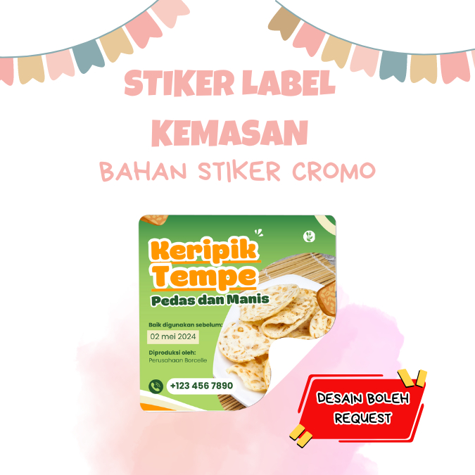 Jual STIKER KUE KERING, STIKER LABEL TOPLES DAN MAKANAN | Shopee Indonesia
