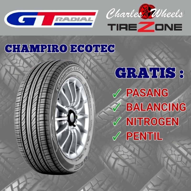 Jual BAN BARU 185/70 R14 GT CHAMPIRO ECOTEC | Shopee Indonesia