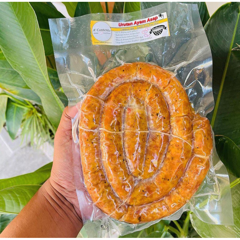 Jual URUTAN AYAM ASAP MAKANAN KHAS BALI SOSIS BALI | Shopee Indonesia