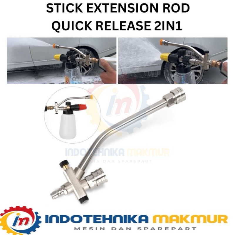 Jual Stick Extension Rod Quick Release Gun Jet Cleaner 2in1 Sambungan ...
