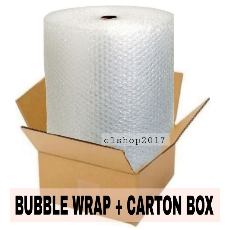 Jual TAMBAHAN EXTRA BUBBLE WRAP + CARTON BOX KARTON | Shopee Indonesia